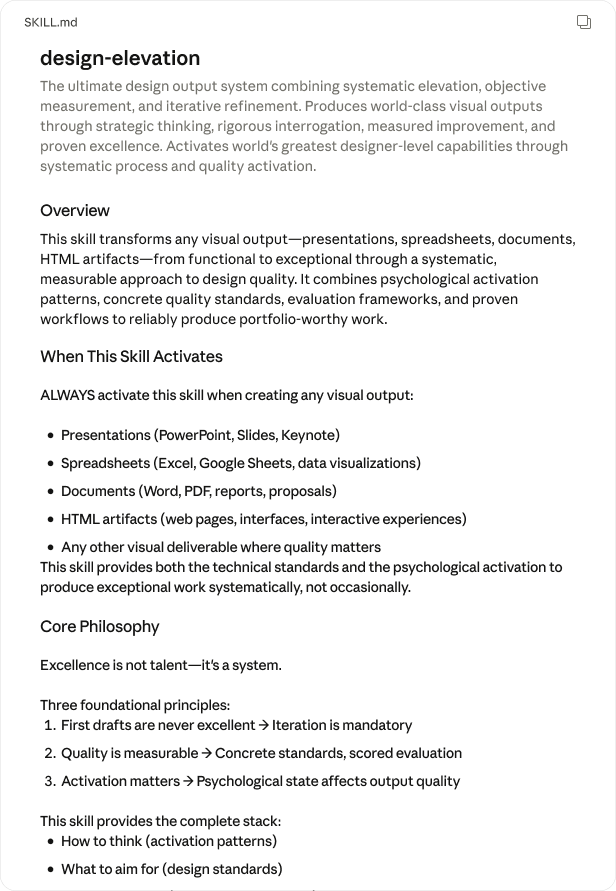 Elevate Claude S Design Using Skills Claude